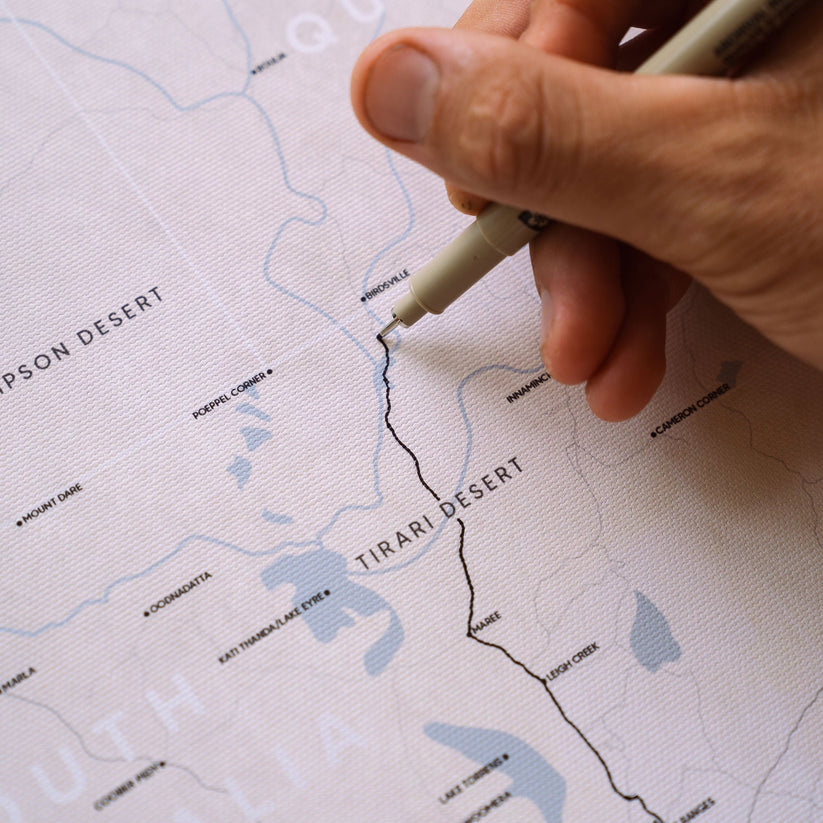 Lapmap (Rolled Canvas)